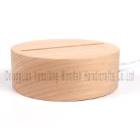 China Wooden Lamp Base, Assorted Shape Solid Wooden Base Wood Desk Lamp Stand Replacement for Table Lamps DIY for sale
