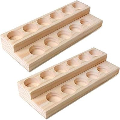 China Wooden Essential Oil Display and Storage Rack  Ideal for Organizing Aromatherapy Oil for sale