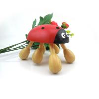 China Wooden Gift&Craft factory , ladybird shaped wooden toy or wooden head messager for sale