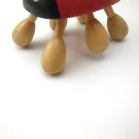China Wooden Gift&Craft factory , ladybird shaped wooden toy or wooden head messager for sale