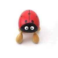 China Wooden Gift&Craft factory , ladybird shaped wooden toy or wooden head messager for sale