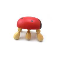 China Wooden Gift&Craft factory , ladybird shaped wooden toy or wooden head messager for sale