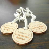 China Laser Cutting Natural Wooden Tag for Baby milstone card or customized design for sale