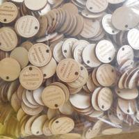 China Laser Cutting Natural Wooden Tag for Baby milstone card or customized design for sale