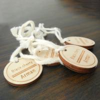 China Laser Cutting Natural Wooden Tag for Baby milstone card or customized design for sale