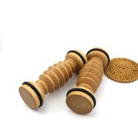 China Wooden  Foot Roller - Hand hold Body  Massager , High quality Beech wood material with clear varnishing  140x45MM for sale