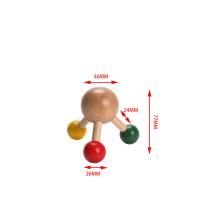 China Spider-Shape 3 Legs Full Body Wooden Massager Handheld Stick for Muscle Cellulite Trigger Point for sale