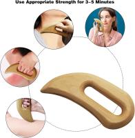 China 2 PCS Wooden Gua Sha Massage Tools Wood Therapy  Massage Kit for Lymphatic Drainage Tool Wood GuaSha for Anti Cellulite Keep Fit for sale