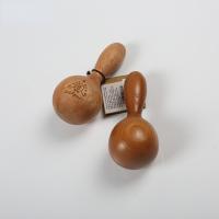 China Wooden Handle Gourd Jade Roller for Milk Bath Massage & Facial Essential Oil Whitening Natural Wood Essential Oil Roller for sale