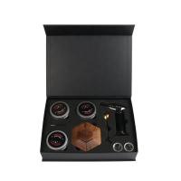 China Factory Supply Wood Cocktail Smoker Kit With Black Gift Box Wood Whiskey Smoker Kit With Wood Chips Torch for sale