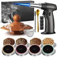 China Factory Supply Wood Cocktail Smoker Kit With Black Gift Box Wood Whiskey Smoker Kit With Wood Chips Torch for sale