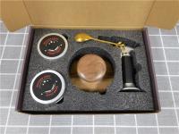 China Hot Sale Wood Cocktail Smoker Kit With 4 Boxes Wood Chips Torch Customize Infuse Kit Set Whiskey Cocktail Smoker Kit for sale