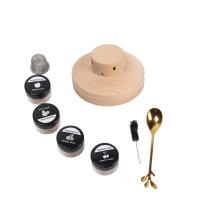 China Wood Cocktail Smoker Kit Bourbon Old Fashioned Smoker Set Include Four Flavors Wood Chips for Drink Whiskey Smoker Gifts For Men for sale