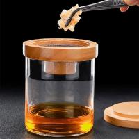 China Old Fashioned Cocktail Smoker Kit and Bamboo  Box  with 4 Flavours of Wood Chips for Whiskey as Perfect Birthday Gift for Men for sale