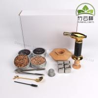 China Cocktail Smoker Kit with Torch - 4 Flavors Wood Chips - Birthday Bourbon Whiskey Gifts for Men, Dad, Husband for sale