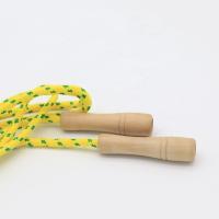 China Jump Rope Wooden Handle and Colored Rope, Wooden Jump Rope for Kids and Adults for sale