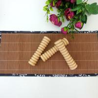 China Wooden body Massager Roller Massager Natural Chinese Cherry Wood foot Roller for sale