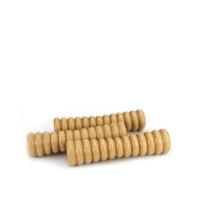 China Wooden body Massager Roller Massager Natural Chinese Cherry Wood foot Roller for sale