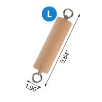 China Wooden Pull Up Grips and Balls Pull Up Hand Wooden Grip with Strap for sale