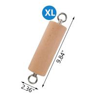 China Wooden Pull Up Grips and Balls Pull Up Hand Wooden Grip with Strap for sale