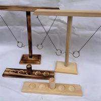 China wooden toss games  Ring Toss Game for Kids, Hook and Ring Game Handmade Wooden with Shot Ladder for sale