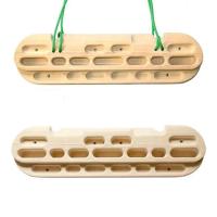 China Wall mounted wooden Finger training board Climbing Hangboard Rock Climbing Training as Climbing Fingerboard with Jugs, Slopes for sale