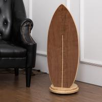 China Wooden Balance Board Indoor Surfboard Surf Style Home Fitness with Wheel for Exercise, Athletic Training and Board Sports for sale
