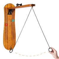 China Wooden Ring Toss Game for Adults, Outdoors Games, Hook and Ring Game with Foldable Arm for sale