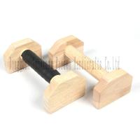 China Wooden Parallettes Push Up Bars, Anti-Slip Push-Up Handles, Mini Handle Pumps, Handstand Bars for Calisthenics and Fitness for sale