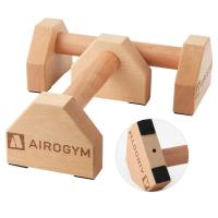 China Durable exercise fitness strength training Handle Yoga aerobics equipment Home wooden push-up power stick for sale