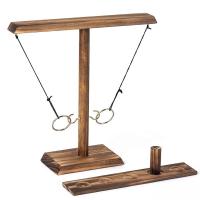 China Ring Toss Games for Adults, Yard Games, Patio Decor, Outdoor Indoor Games, Wooden Hook and Ring Game for Bars, Home, Party for sale
