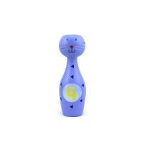 China Customized cute animal wooden bowling ball toy parent-child interactive early education toy for sale