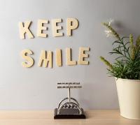 China Custom Wood Name Sign    Custom Laser Cut  Vintage Wood Carving  Letter Table Signs  Yellow Antique Customized Poster for sale
