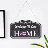 China Wooden Home Front Door Decor-welcome Home Sign  for Gift for sale