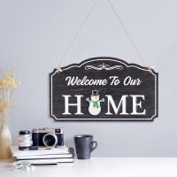 China Wooden Home Front Door Decor-welcome Home Sign  for Gift for sale