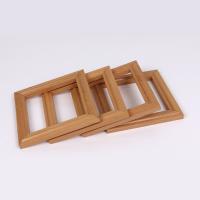 China High Quality Double Solid Sided Natural Wooden Picture Photo frame for Home Decoration for sale