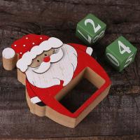 China Wholesale Christmas Gift 3D Wooden Decoration Calendar For Home Decoration for sale