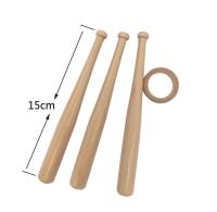 China Mini Baseball Bat Display Stand Fashion Ornament Crafts Wooden Stand Holder For Outdoor Sports for sale