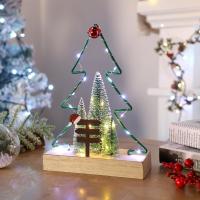 China Customized Christmas Tabletop Decoration, Battery Operated Christmas Indoor Fireplace Home Table Decorations for sale