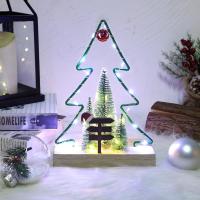 China Customized Christmas Tabletop Decoration, Battery Operated Christmas Indoor Fireplace Home Table Decorations for sale