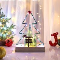 China Customized Christmas Tabletop Decoration, Battery Operated Christmas Indoor Fireplace Home Table Decorations for sale