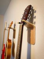 China Wooden Handmade Unique Design Bent Wood Guitar Hanger Acoustic Guitar Accessories for sale