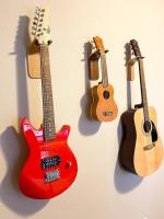 China Wooden Handmade Unique Design Bent Wood Guitar Hanger Acoustic Guitar Accessories for sale