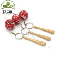 China Mini Cute Soccer Keychain Bowling/Tennis/Baseball Keychain for Men Women Boys Girls Gifts for sale