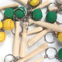 China Mini Cute Soccer Keychain Bowling/Tennis/Baseball Keychain for Men Women Boys Girls Gifts for sale