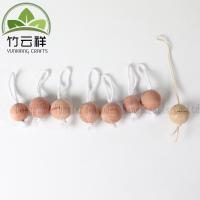 China Solid Wood Christmas Decoration Beads Wall Hanging Eco-friendly for sale