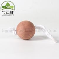 China Solid Wood Christmas Decoration Beads Wall Hanging Eco-friendly for sale