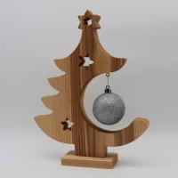 China wooden Christmas tree Christmas decoration Wooden decoration Ball Ash Table decoration for sale