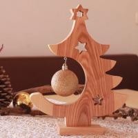China wooden Christmas tree Christmas decoration Wooden decoration Ball Ash Table decoration for sale