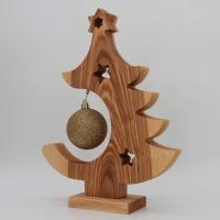 China wooden Christmas tree Christmas decoration Wooden decoration Ball Ash Table decoration for sale